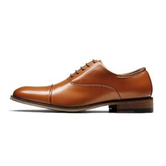 Bruno Marc Men’s Lace Up Soft Cap-Toe Formal Dress Shoes,Size 11,Brown ...
